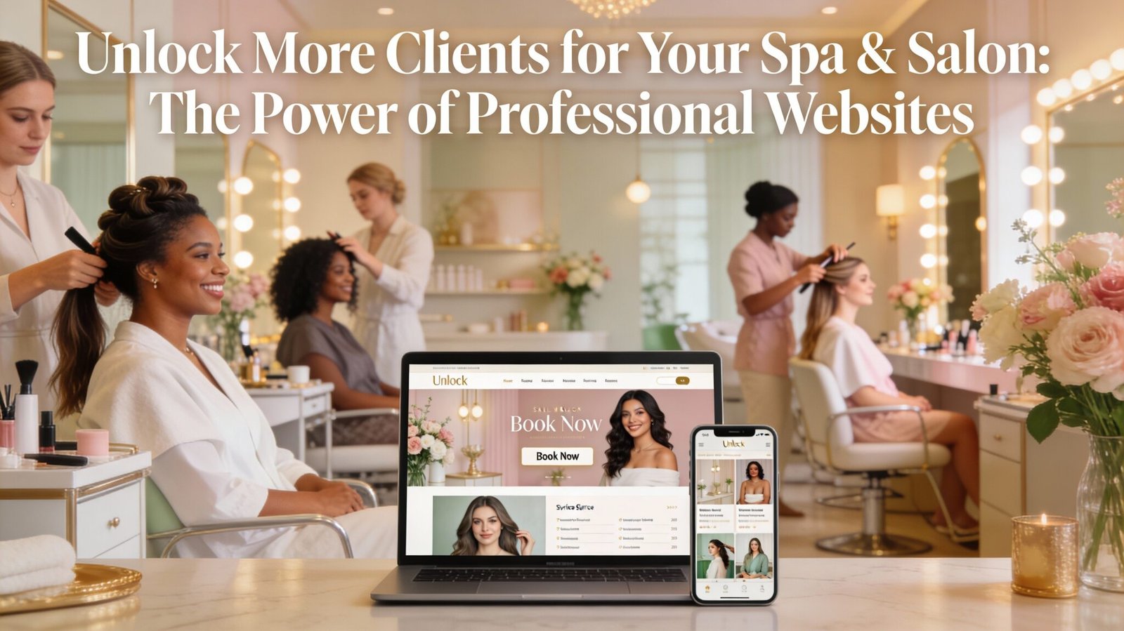 Unlock More Clients: Professional Websites for Spas & Salons